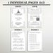 Editable Church Bulletin Template, Simple Black and White Bifold ...