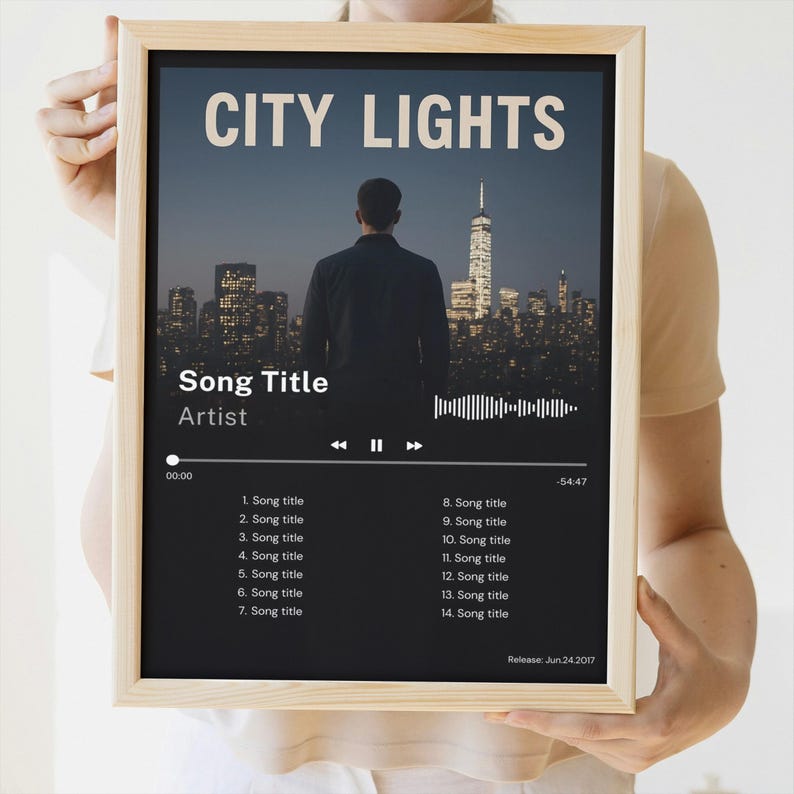 Set of 3 Music Album Posters | Choose Your Own Album Posters | Custom ...