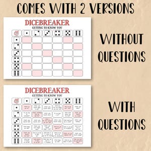 Dicebreaker Roll and Tell Game, Back to School, Icebreaker Activity for ...