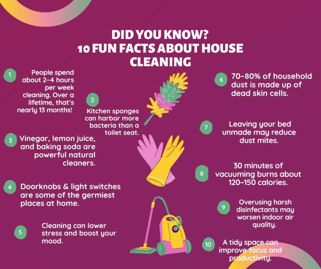 10 Fun Facts About House CLEANING - Etsy
