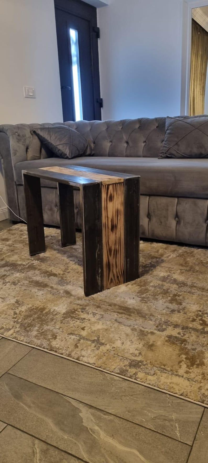Rustic Metal Coffee Table - Etsy