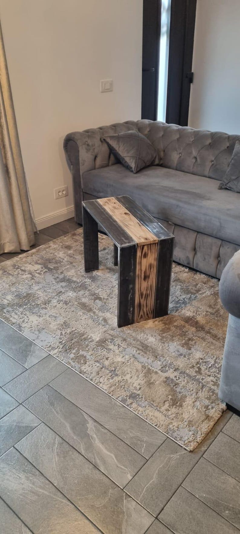 Rustic Metal Coffee Table - Etsy