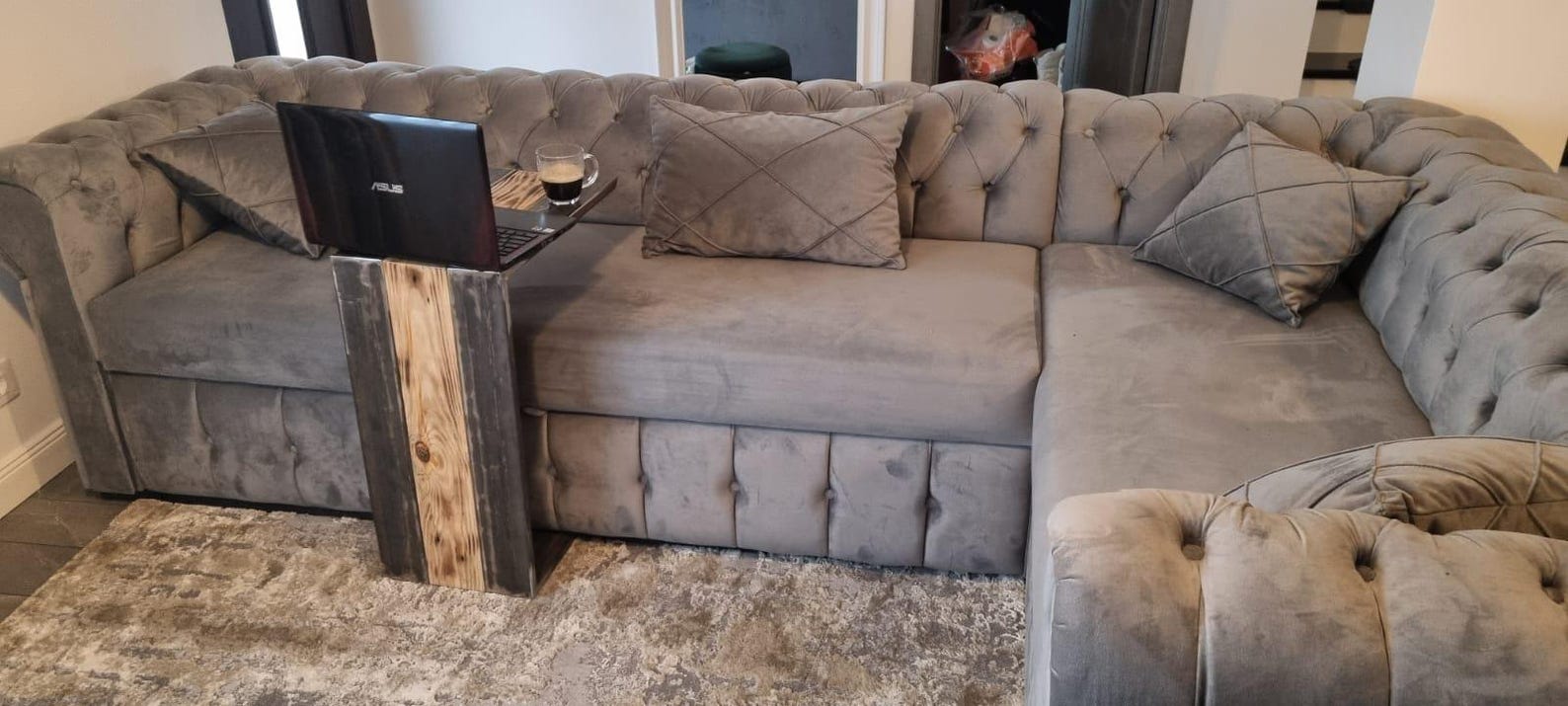 Rustic Metal Coffee Table - Etsy