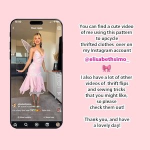 Fairy Dress Sewing Pattern, Y2K Fairycore Dress PDF Pattern, Lace up Back Dress Pattern, Midi ...