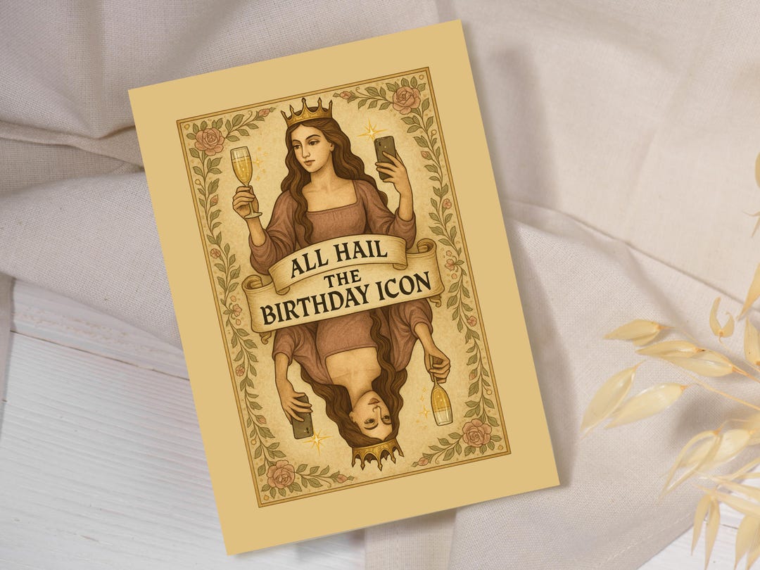 Funny Medieval Birthday Card Printable Gothic Medieval Humor ...
