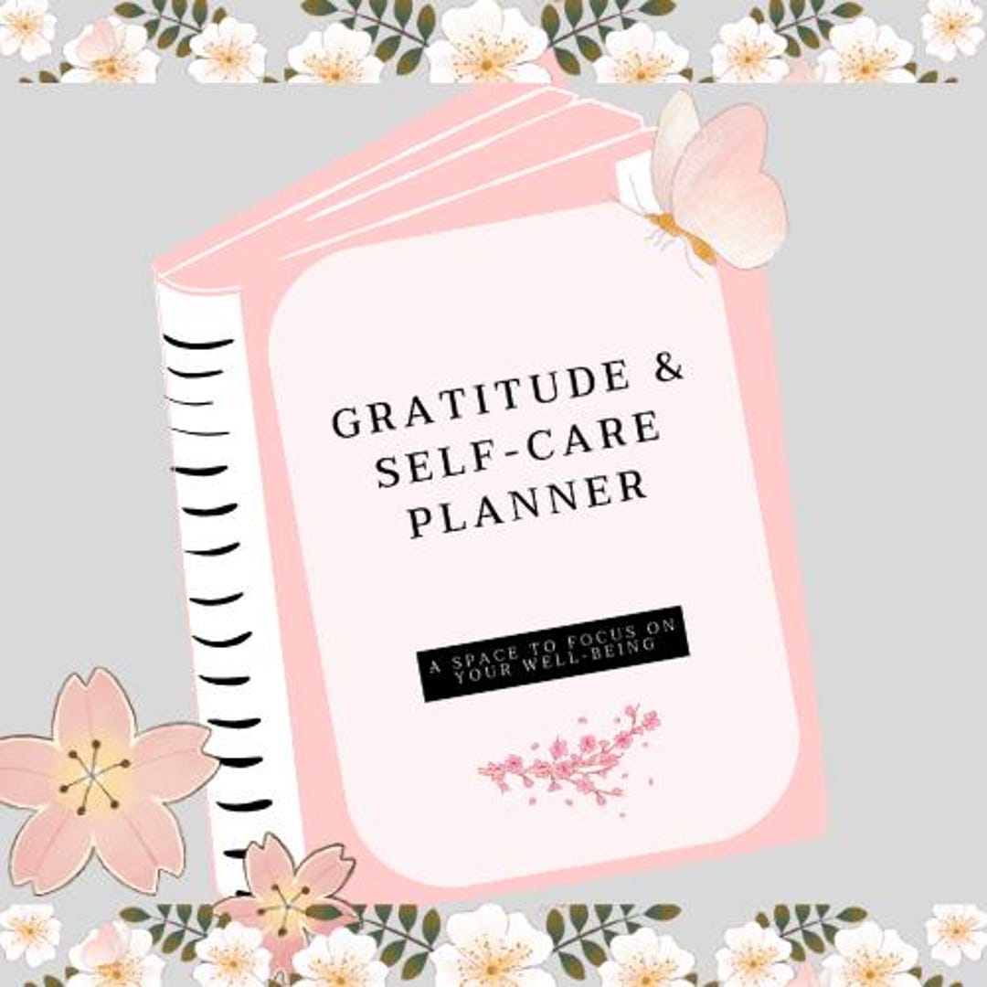 Printable Gratitude and Self-care Journal Daily Reflection Pages ...