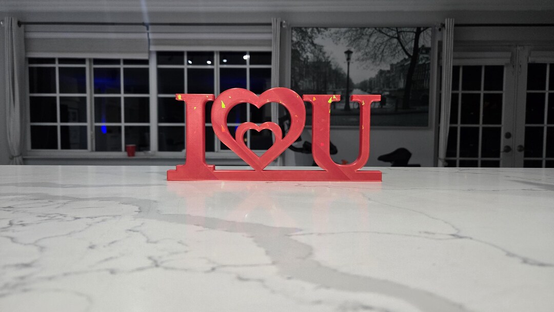 I Love U Sign, Freestanding Design. - Etsy