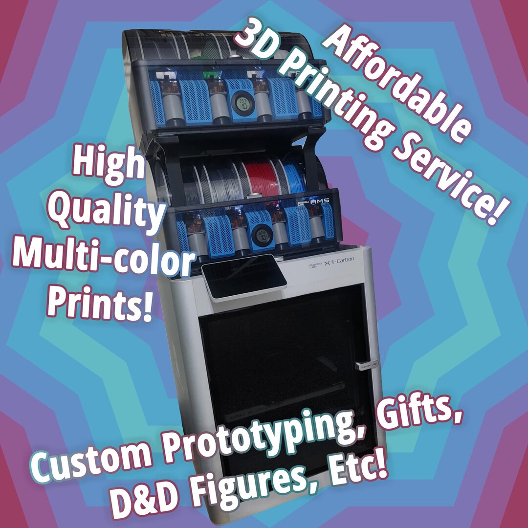 Custom 3D Printing Service With Multicolor - Quick and Affordable ...
