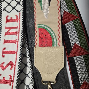 Traditional, Tatreez, Palestine, Purse Strap, Kufeyya, Kuffeiya, - Etsy