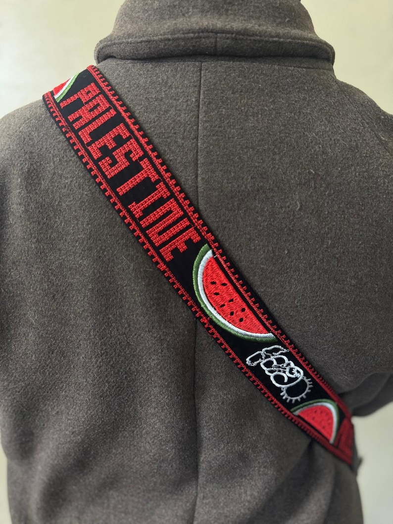 Traditional, Tatreez, Palestine, Purse Strap, Kufeyya, Kuffeiya, - Etsy