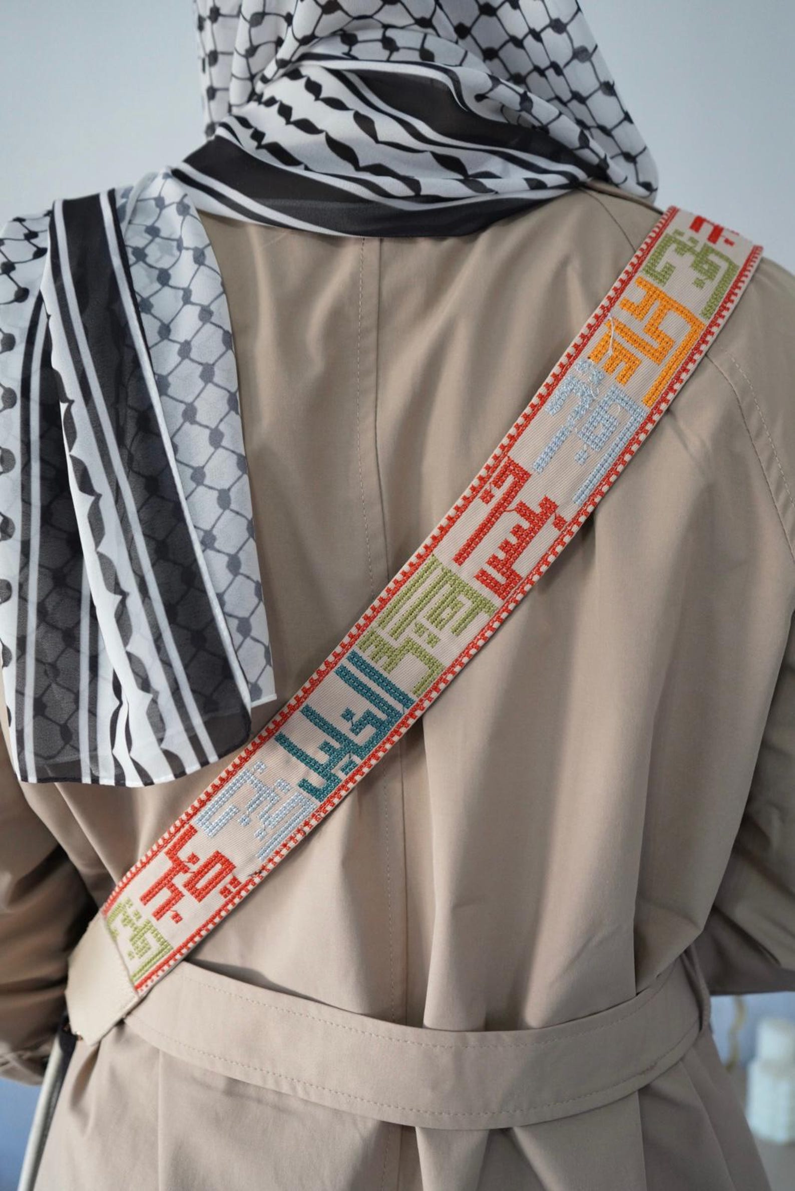 Traditional, Tatreez, Palestine, Purse Strap, Kufeyya, Kuffeiya, - Etsy