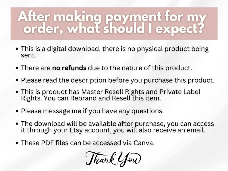 MRR PLR Customisable & Printable Canva Paper Chain Garland Template for ...