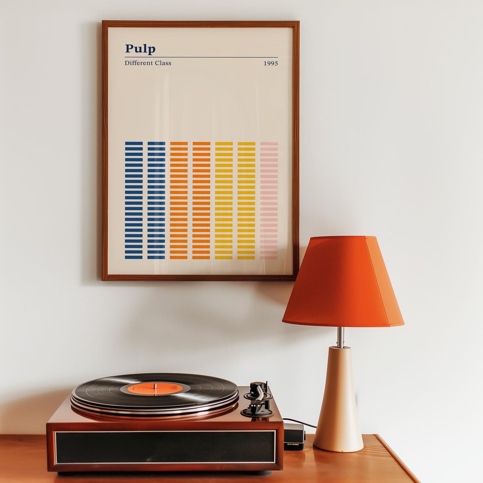 Pulp Poster, Different Class Art, Britpop Poster, Music Print | Instant ...