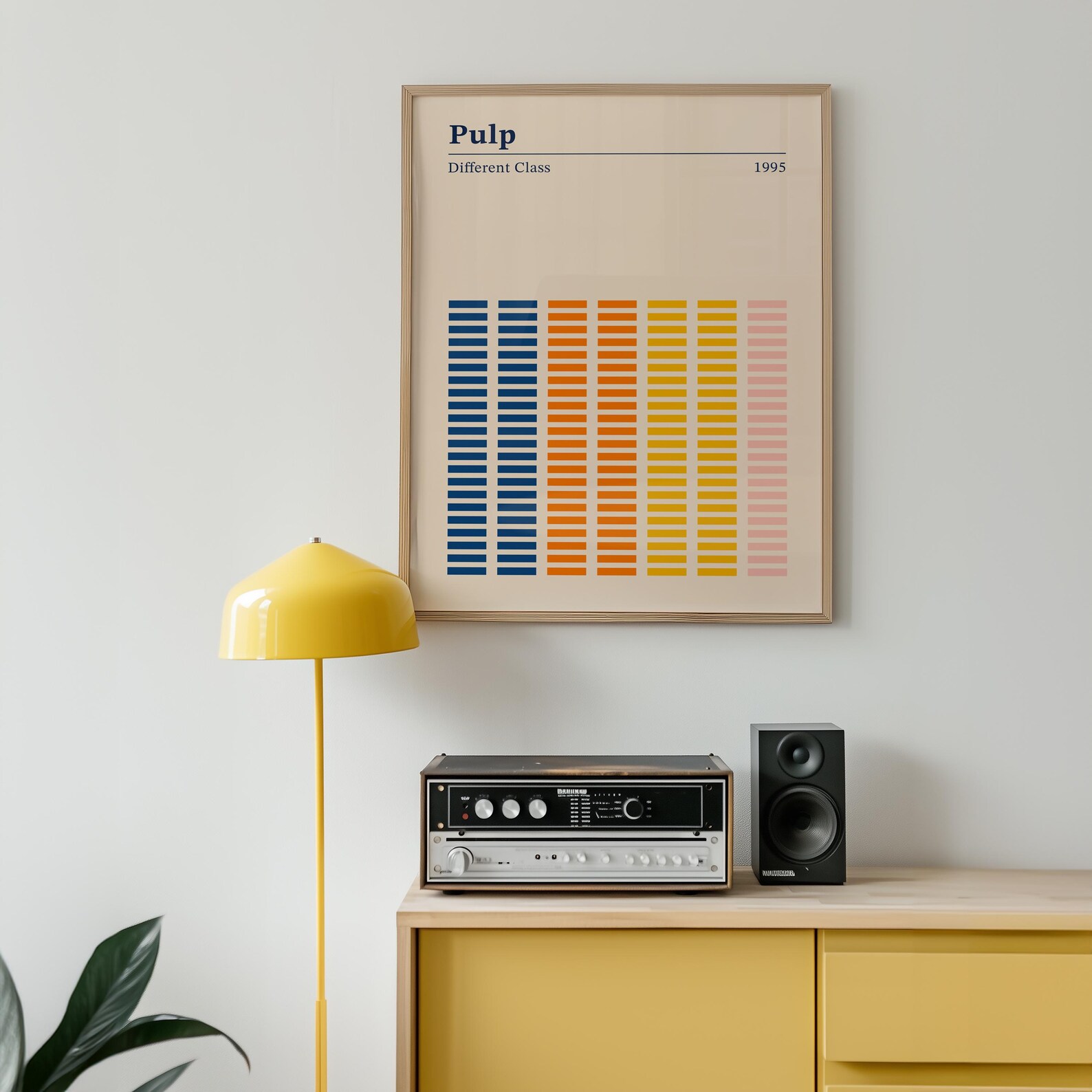 Pulp Poster, Different Class Art, Britpop Poster, Music Print | Instant ...