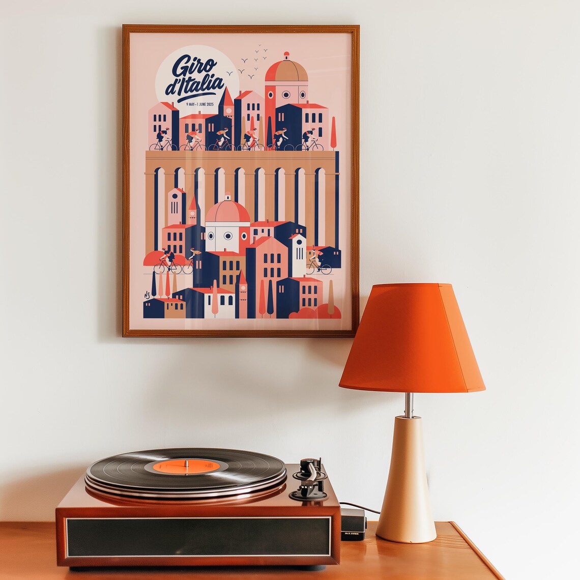 Giro D’italia 2025 Printable Art – Instant Download Bike Race Poster ...