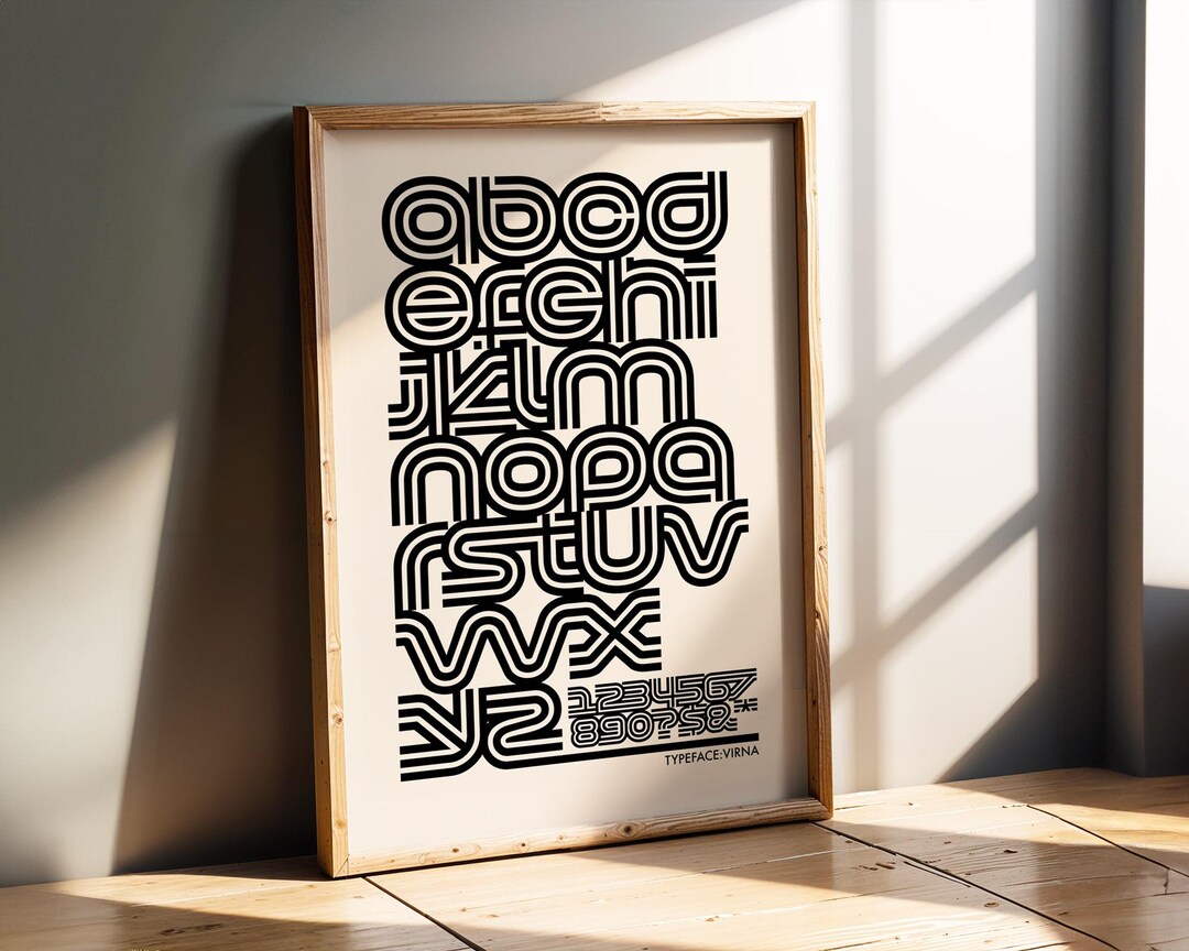 Typographic Print, Typographic Wall Art / Digital Download - Etsy