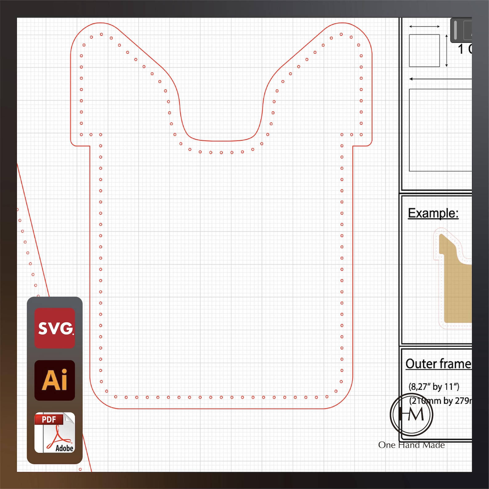 Leather Phone Stand Pattern – PDF, Ai, SVG | DIY Sewing Project ...