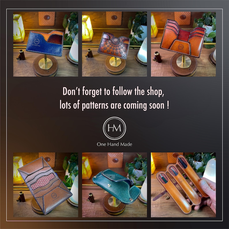 Leather Phone Stand Pattern – PDF, Ai, SVG | DIY Sewing Project ...