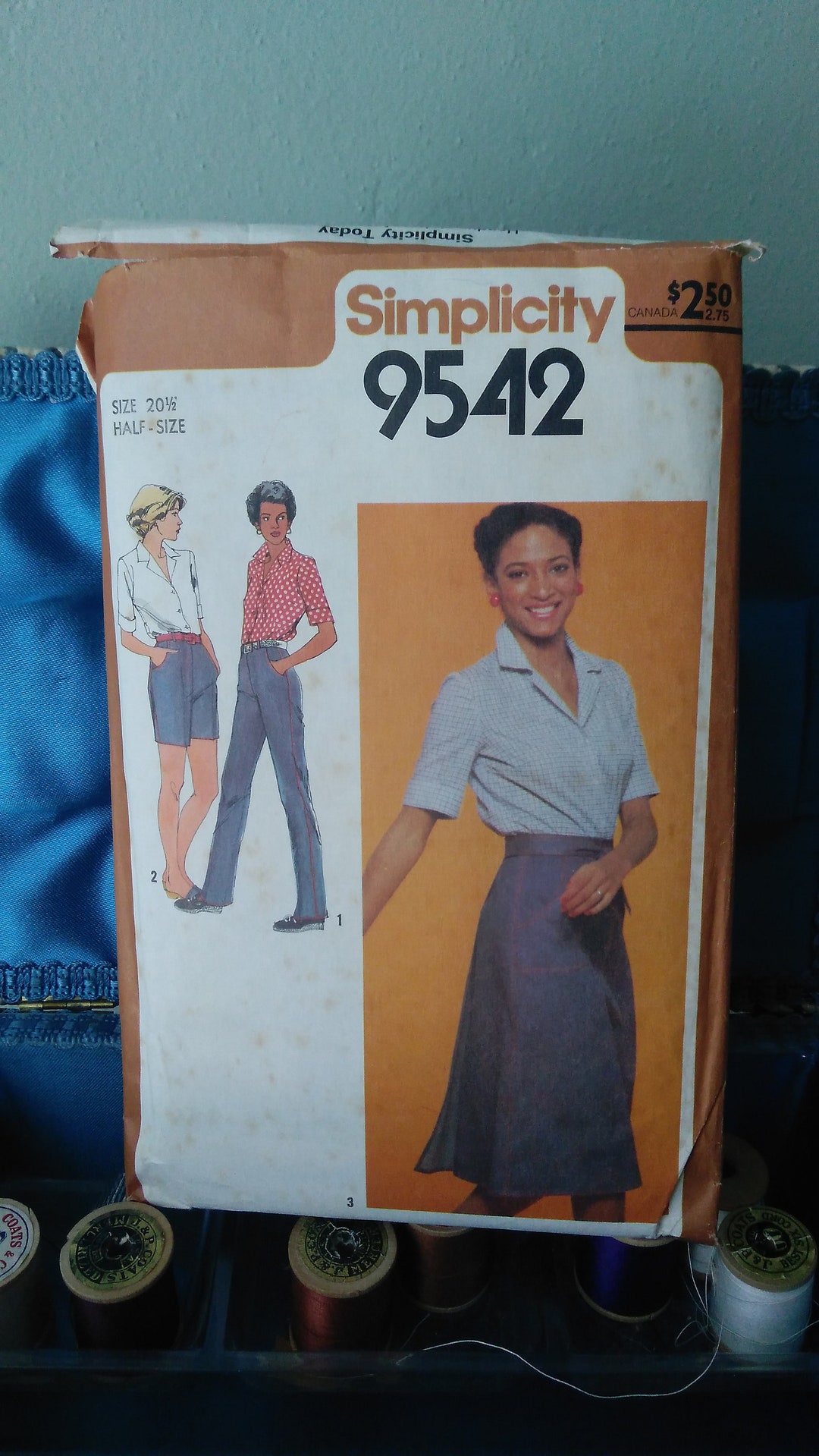 1980s Simplicity 9542 womens plus size petite size 20.5 skirt - Etsy.de