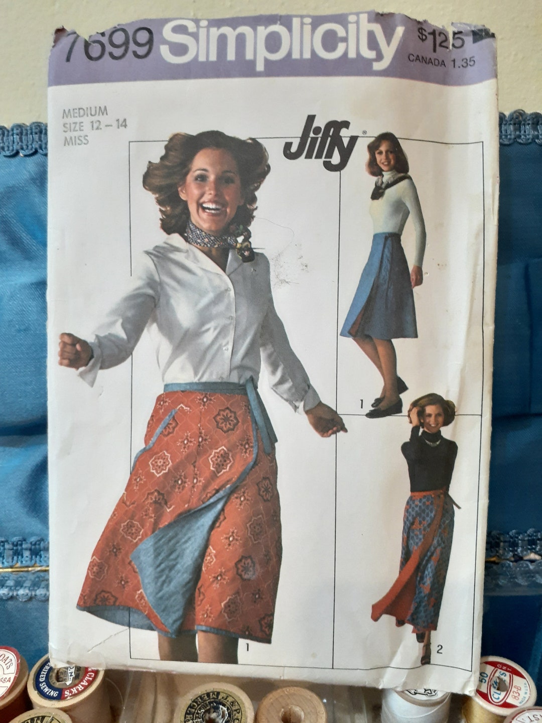 1970s Simplicity 7699 Miss Super Jiffy Skirt in 2 Lengths Size 14-16 - Etsy