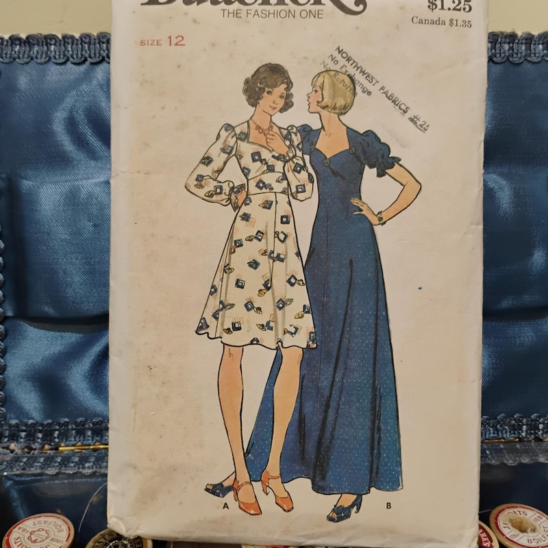 70s Prairie Dress Size 12 - Etsy