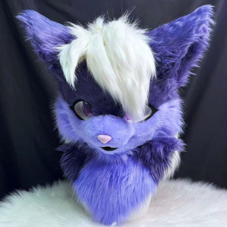 Work Display! Partial Fursuits Commission Open, Kemono Headbase - Etsy