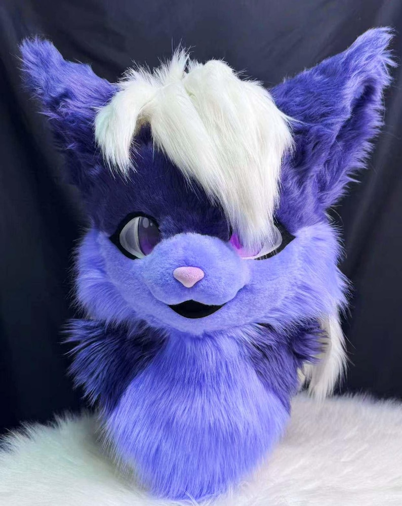 Work Display! Partial Fursuits Commission Open, Kemono Headbase - Etsy