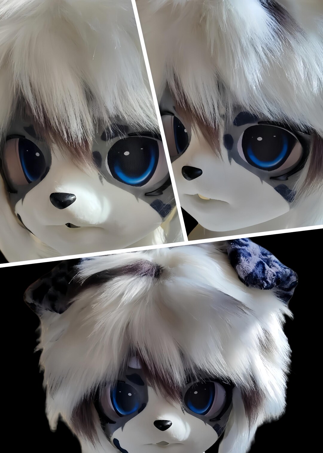 Premade Kig Mask,kigurumi Fursuit,furry Art, Fursuit Dog Mask, Custom ...