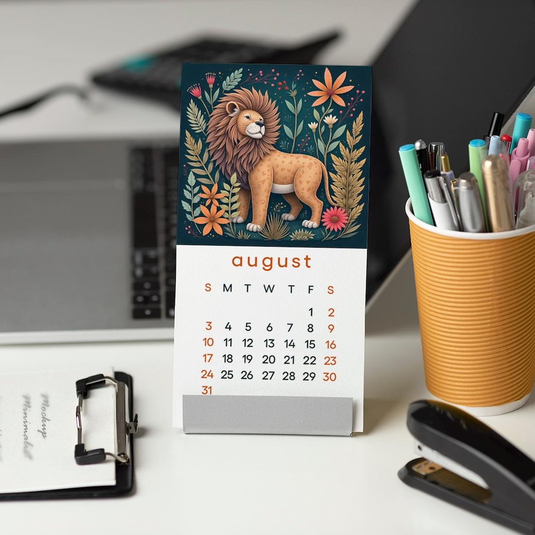 2026 Jungle Animals Calendar | Tropical Wildlife Printable | Digital ...