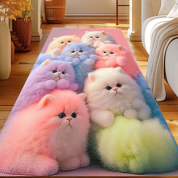 Pink Animal Rug - Etsy