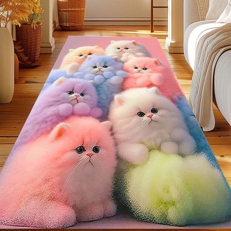 Pink Animal Rug - Etsy
