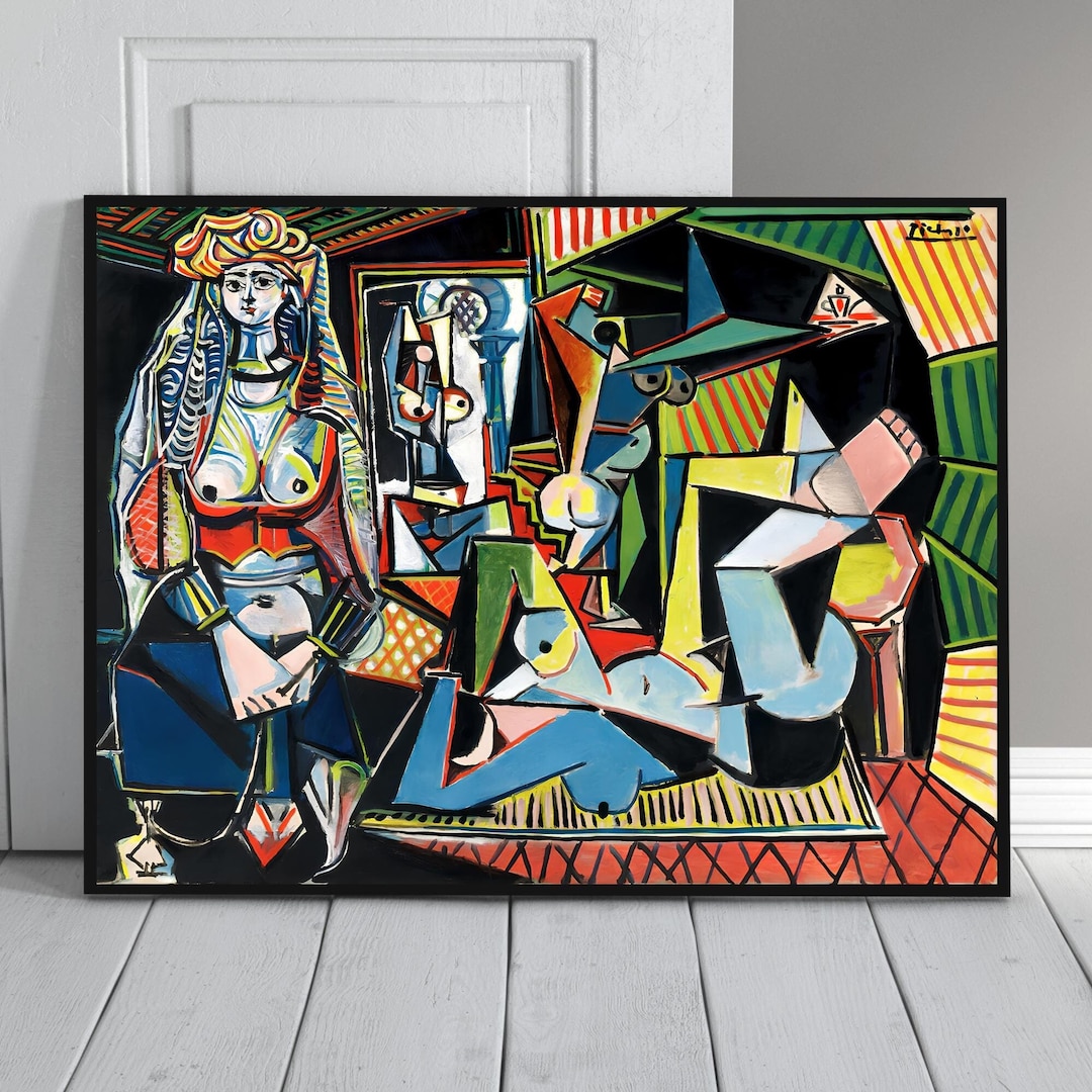 Women of Algiers Pablo Picasso Digital Download Printable Wall Art Les Femmes D'alger version 'O ...