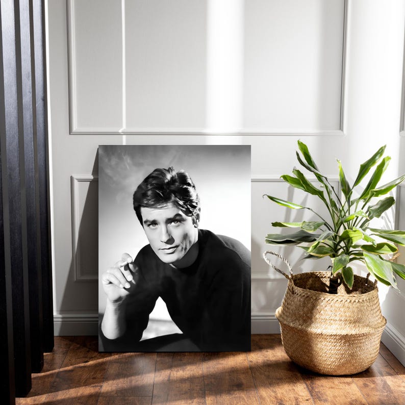 Alain Delon Poster Digital Download Printable Wall Art Alain Delon ...