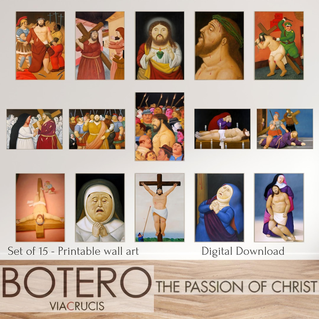 Via Crucis the Passion of Christ Fernando Botero Digital Download ...