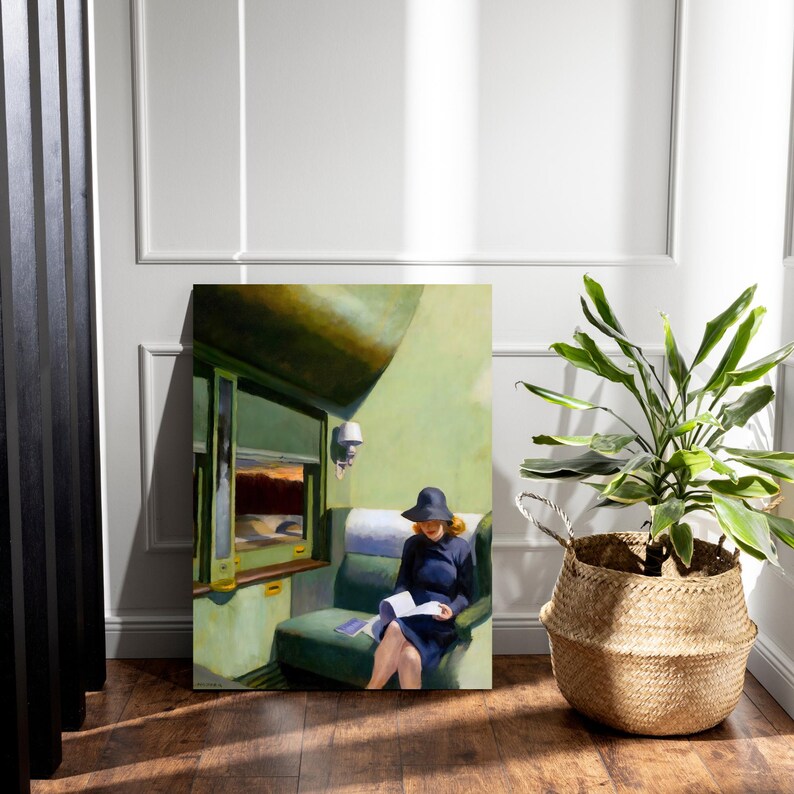 Compartment C Car 293 Edward Hopper Digital Download Printable Wall Art ...