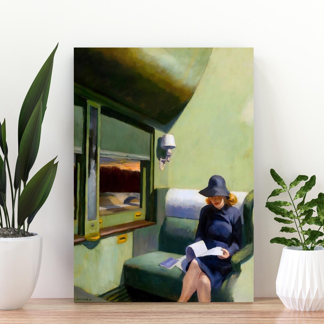Compartment C Car 293 Edward Hopper Digital Download Printable Wall Art ...
