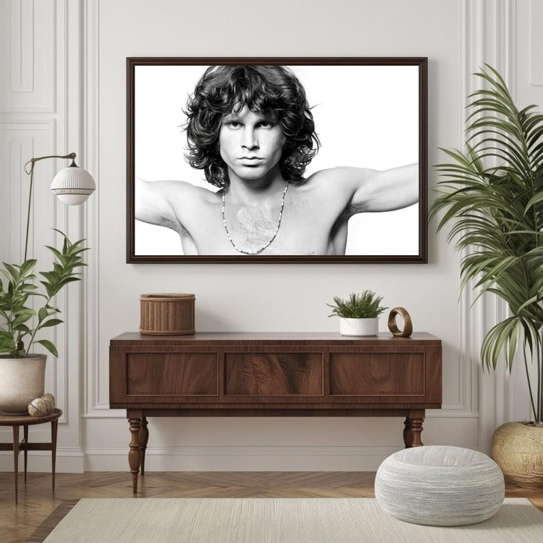 Jim Morrison Poster Digital Download Printable Wall Art the Young Lion ...