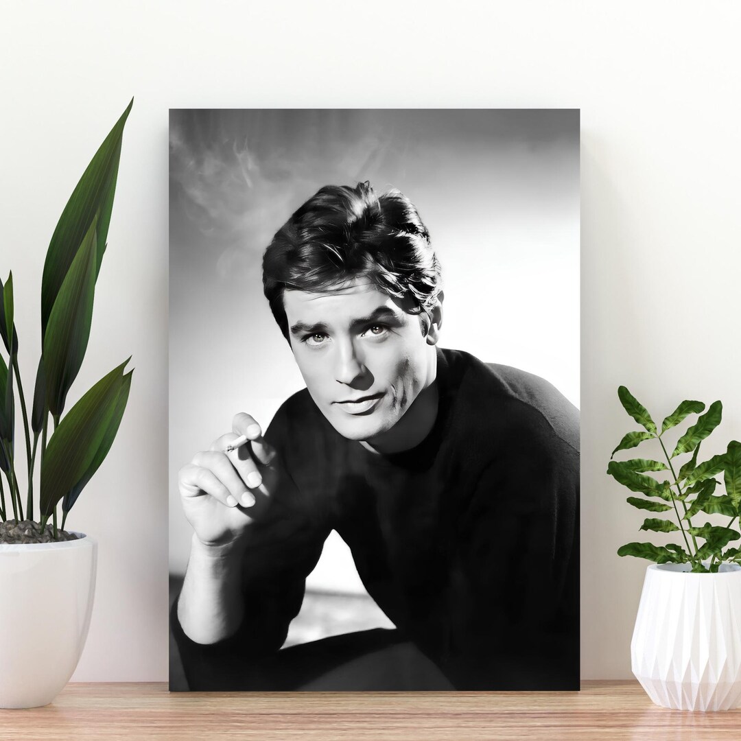 Alain Delon Poster Digital Download Printable Wall Art Alain Delon ...