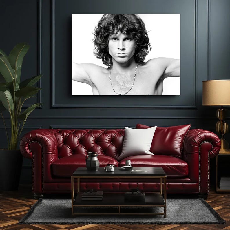 Jim Morrison Poster Digital Download Printable Wall Art the Young Lion ...