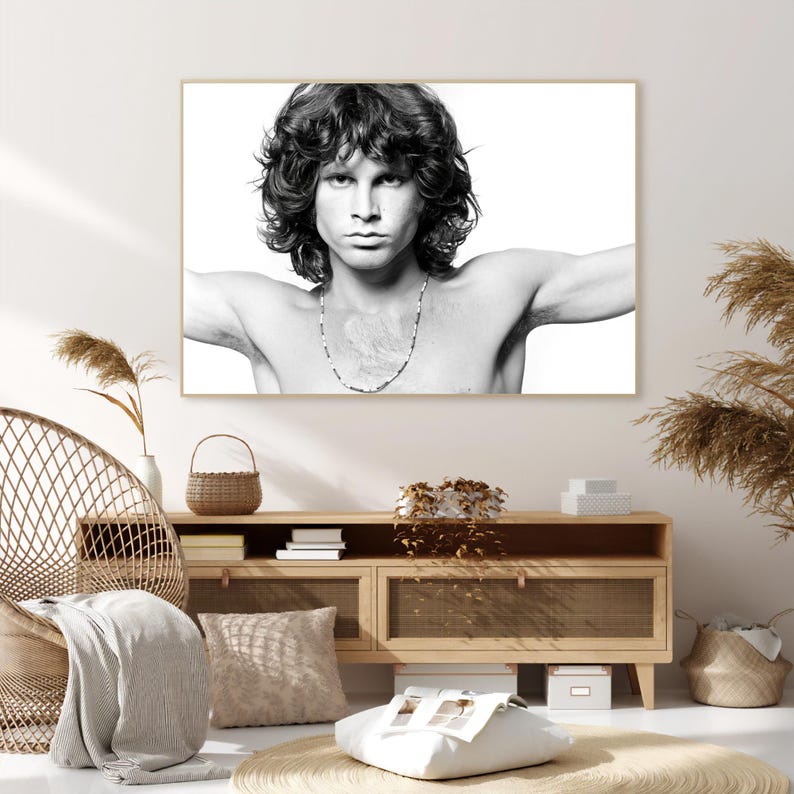 Jim Morrison Poster Digital Download Printable Wall Art the Young Lion ...