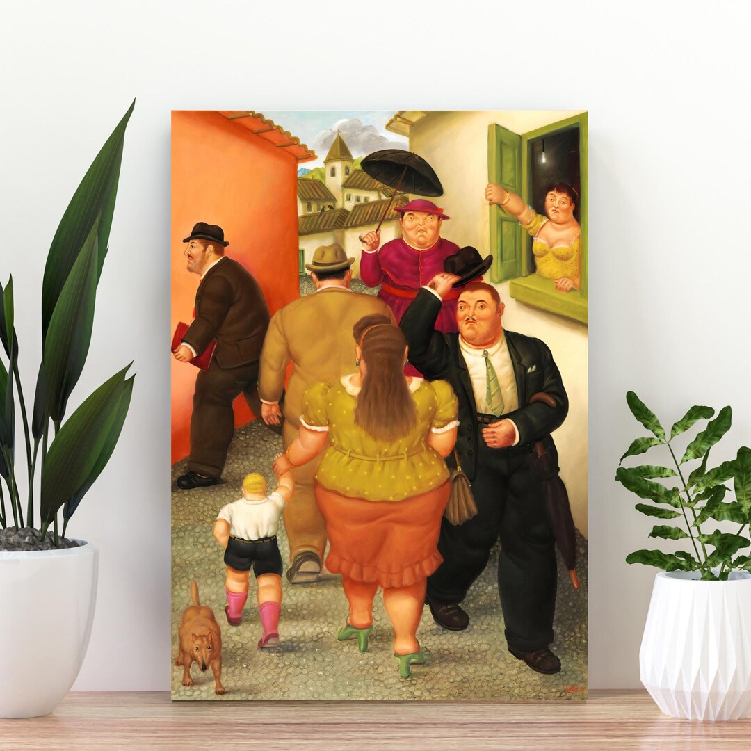 The Street Fernando Botero Digital Download Printable Wall Art Body ...