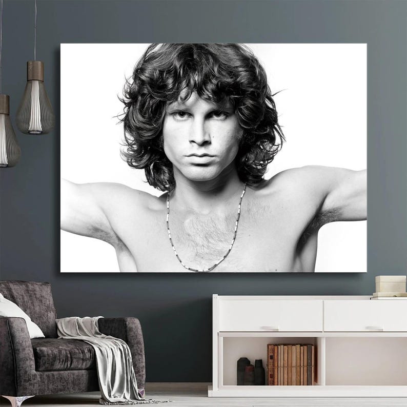 Jim Morrison Poster Digital Download Printable Wall Art the Young Lion ...