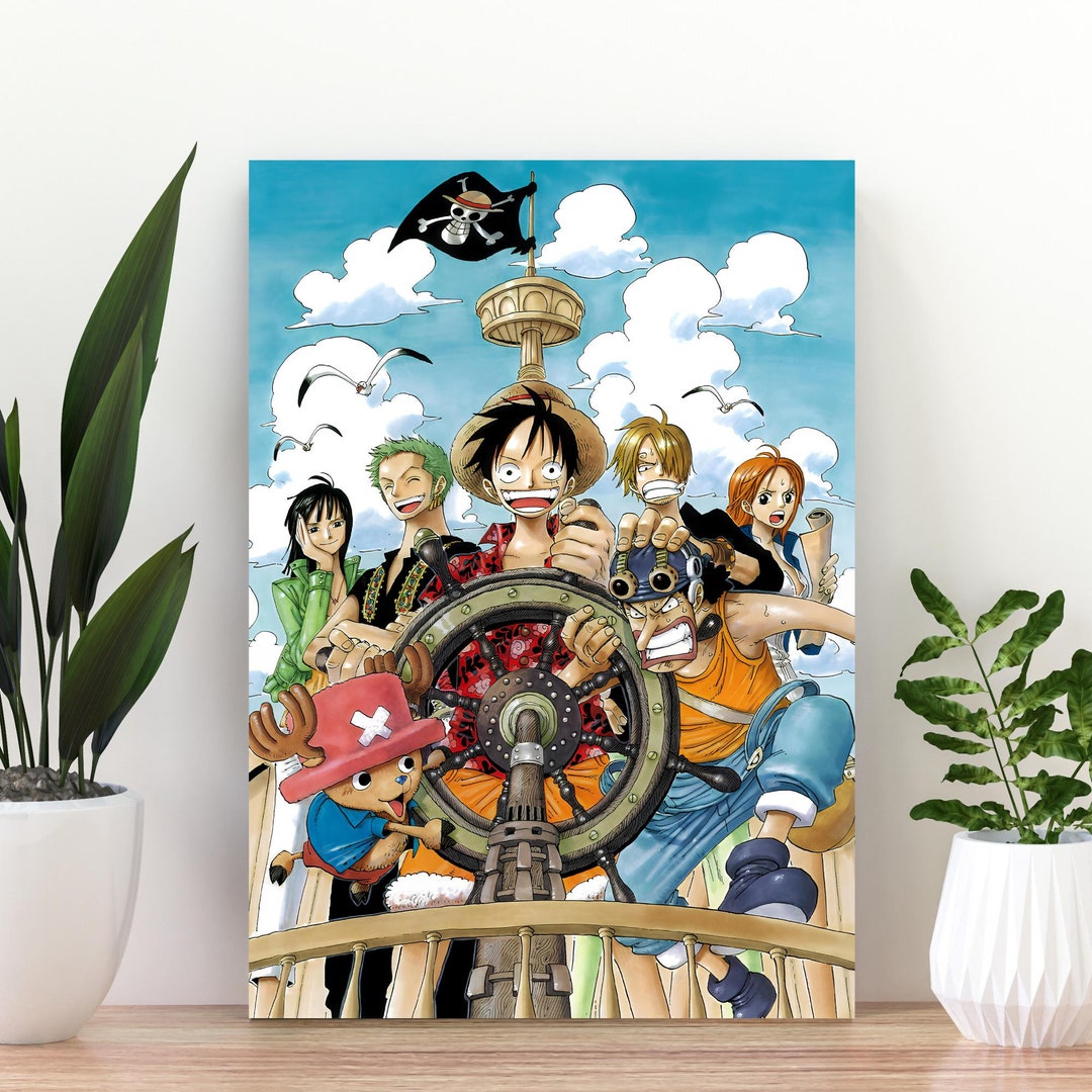 One Piece Poster Digital Download Printable Wall Art Manga Lovers Gift ...