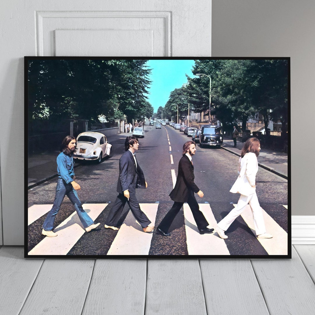 The Beatles Poster Digital Download Printable Wall Art Abbey Road Print ...