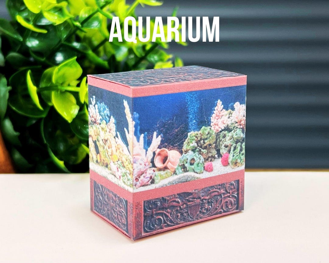 Miniature Aquarium DIY Kit – 1 6 & 1:12 Scale Printable PDF for Dolls ...