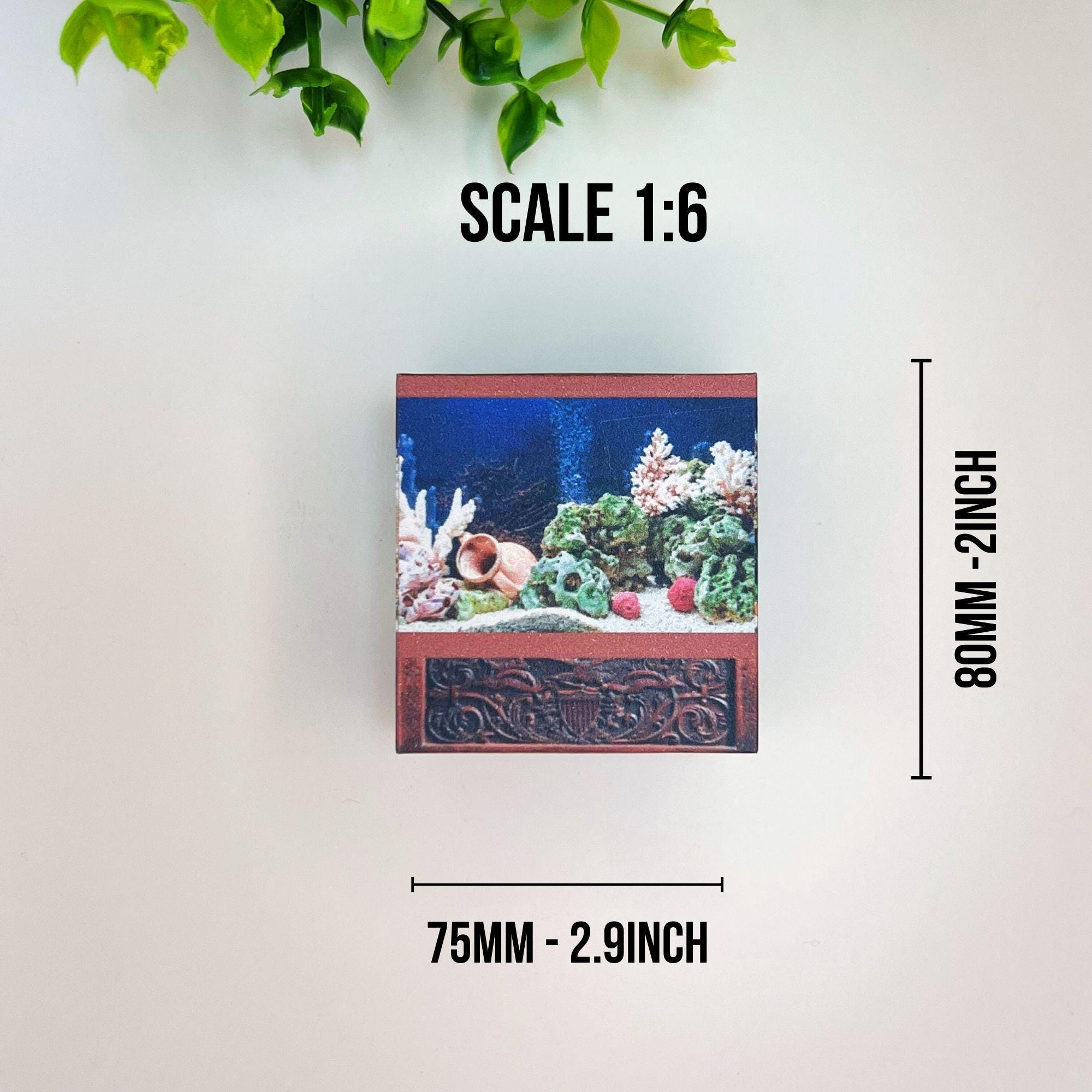Miniature Aquarium DIY Kit – 1 6 & 1:12 Scale Printable PDF for Dolls ...