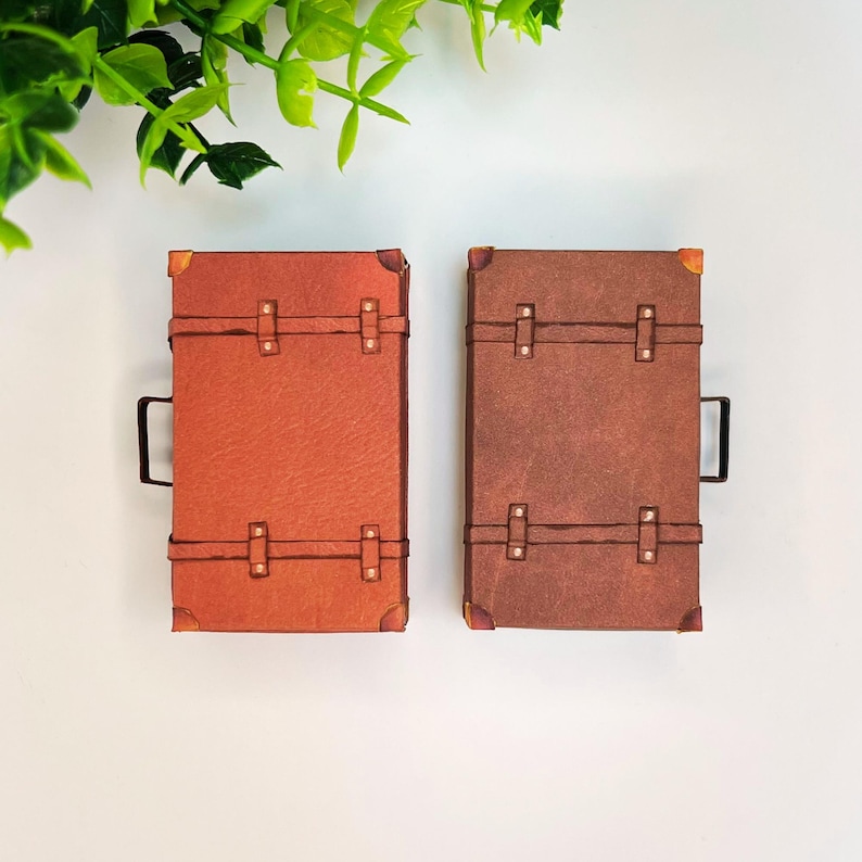 Suitcase Paper Miniature Printable Scale 1:12 Dollhouse or Barbie ...