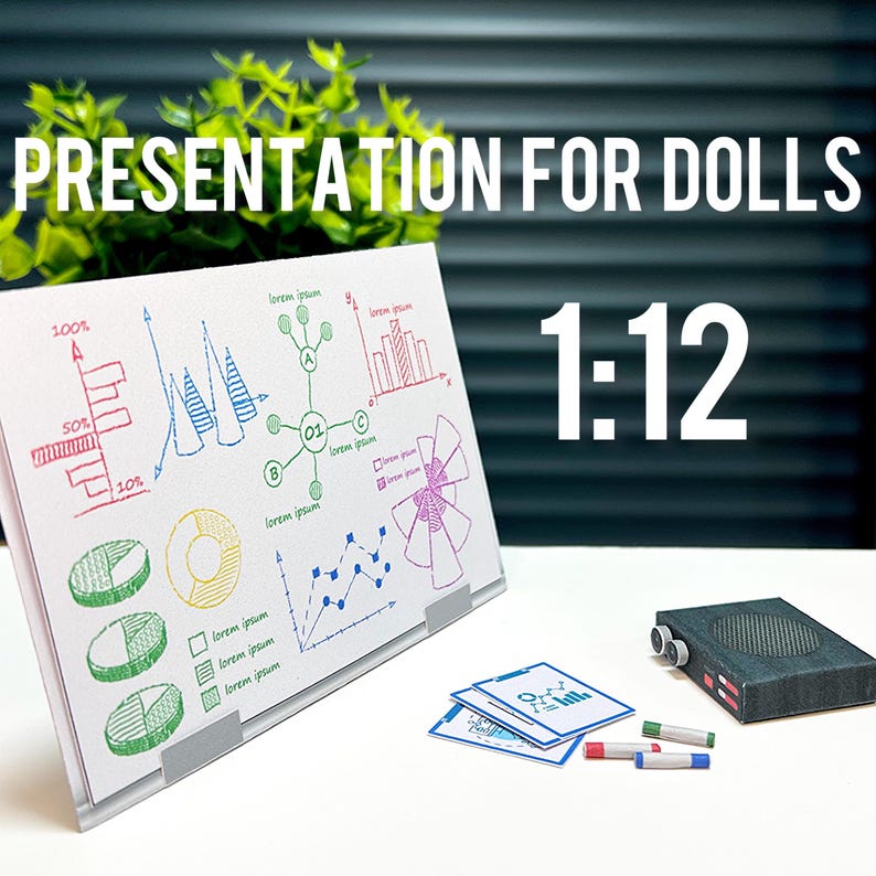 Printable 1:12 Scale Miniature Templates – DIY Dollhouse Presentation ...