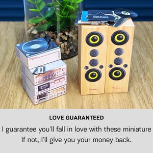 Miniature Dollhouse Decor DIY Stereo System Made of Paper| Scale 1-12 ...