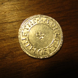 Raven Penny Hand Hammered in Fine Silver, Viking Olaf Guthfrithson 934 ...
